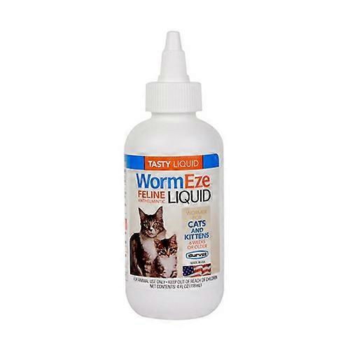 Durvet Wormeze Dog And Cat Dewormer Liquid (Cat Only), 4 Oz (Pack of 1 ...