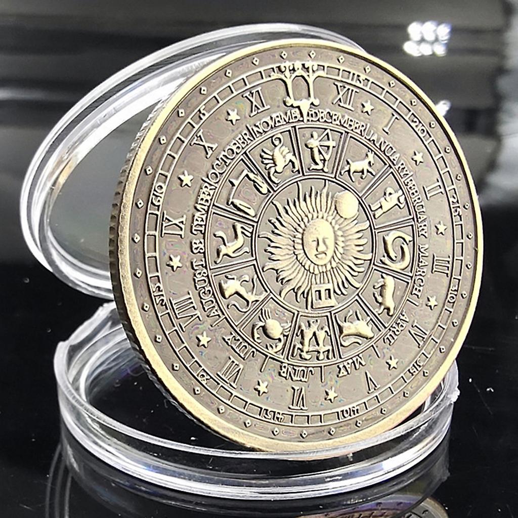 Divination Tarots Commemorative Coin Constellation Feng Shui Auspicious ...