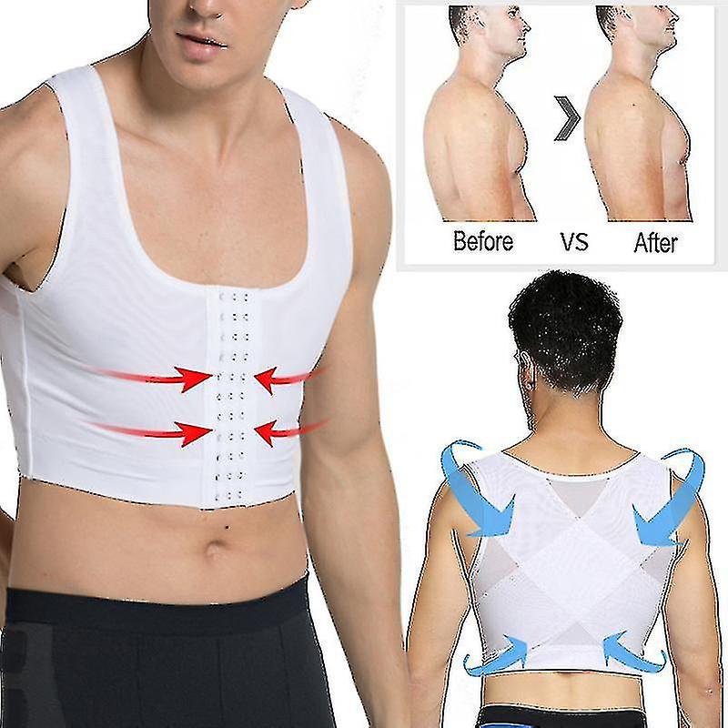Men Gynecomastia Shaper New Slimming Chest Control Boobs Shapewear ...
