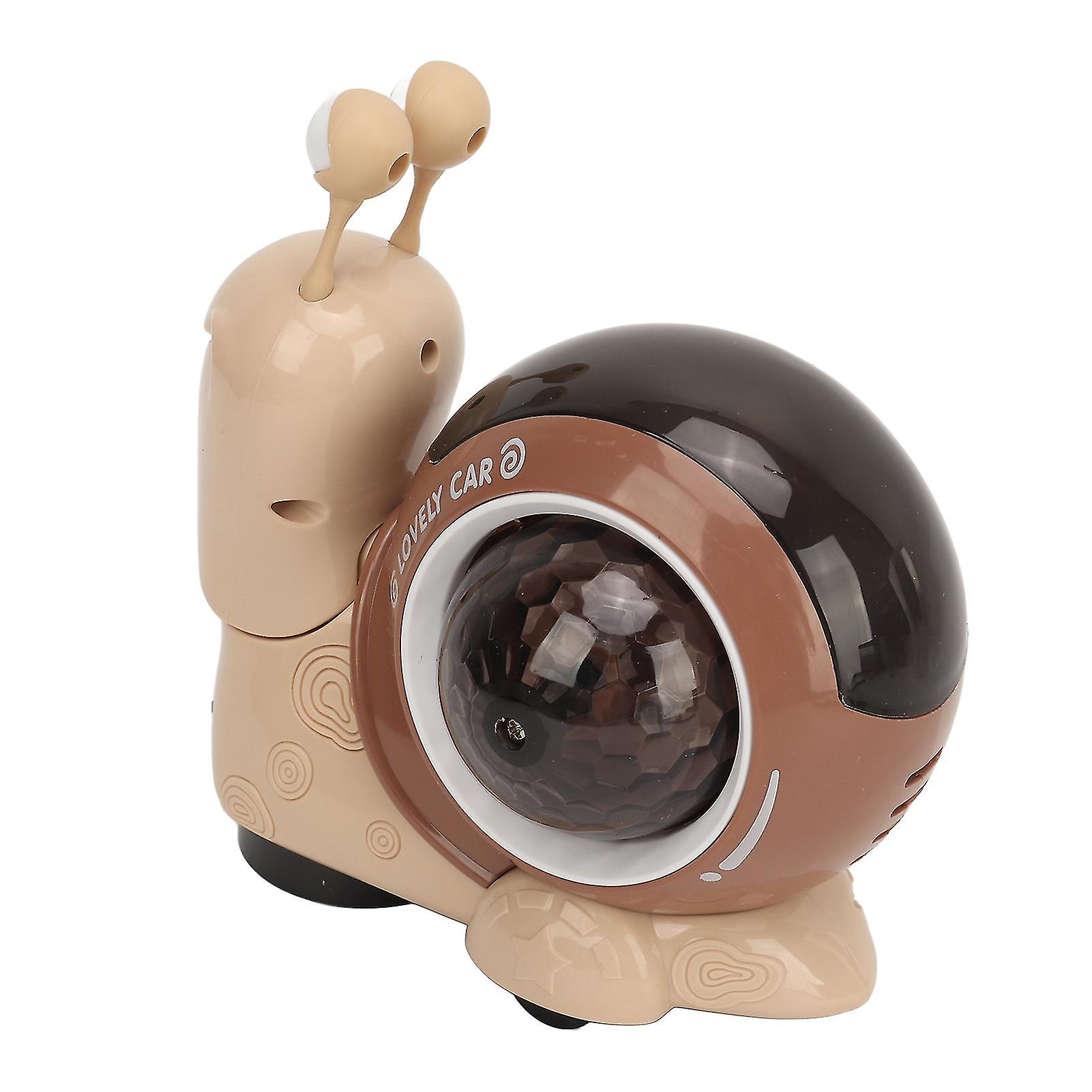 Crawling Snail Baby Toy Music Lights Universal Shaking Head Walking ...