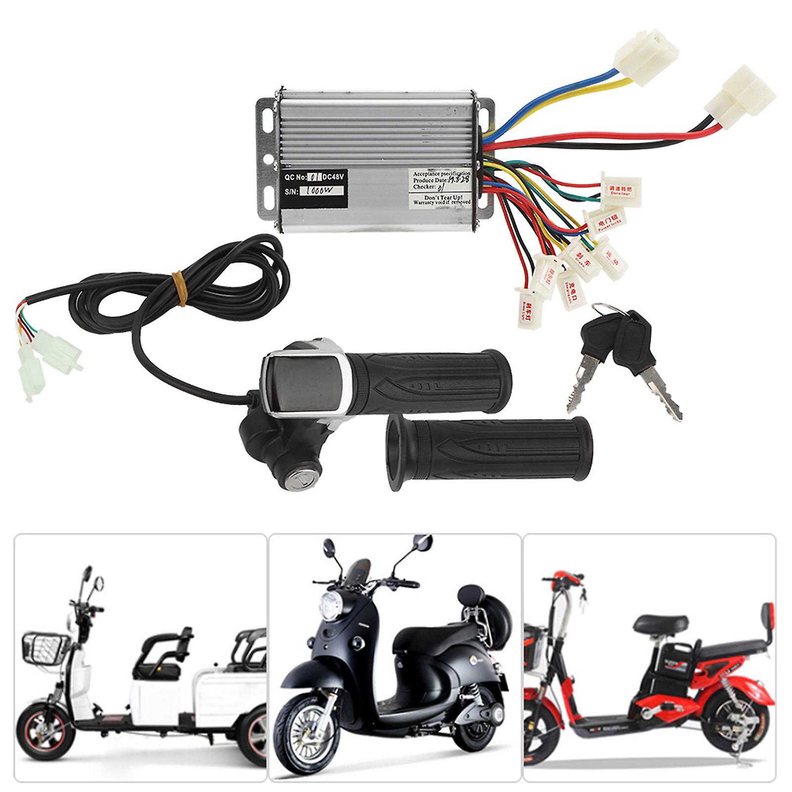 48V 1000W Electric Scooter E Bike Tricycle Controller Set with Lock ...