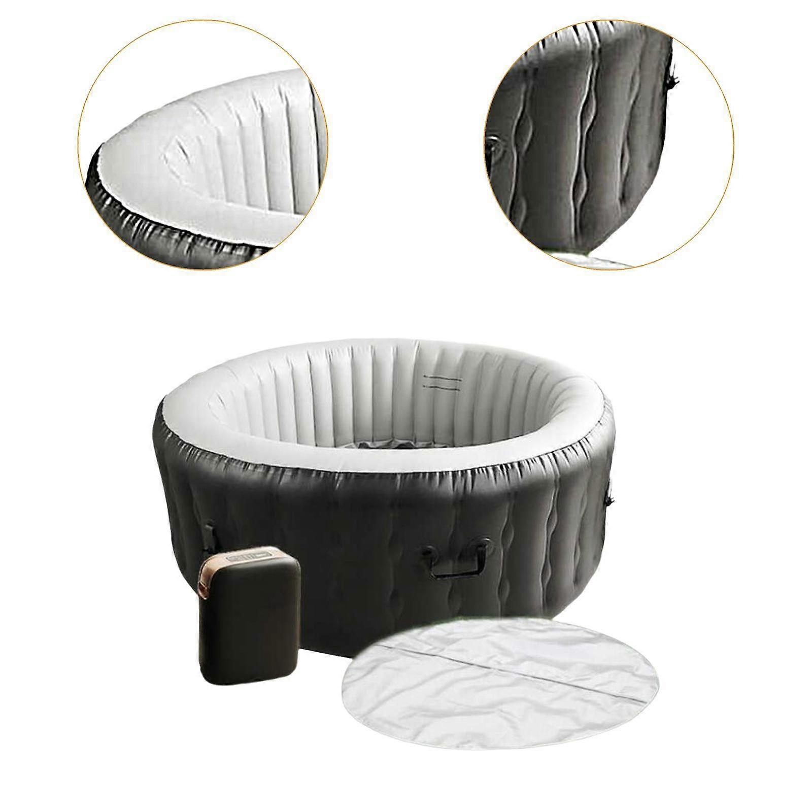 Inflatable Hot Tub 2 to 4 Person Portable Inflatable SPA Outdoor Hot ...