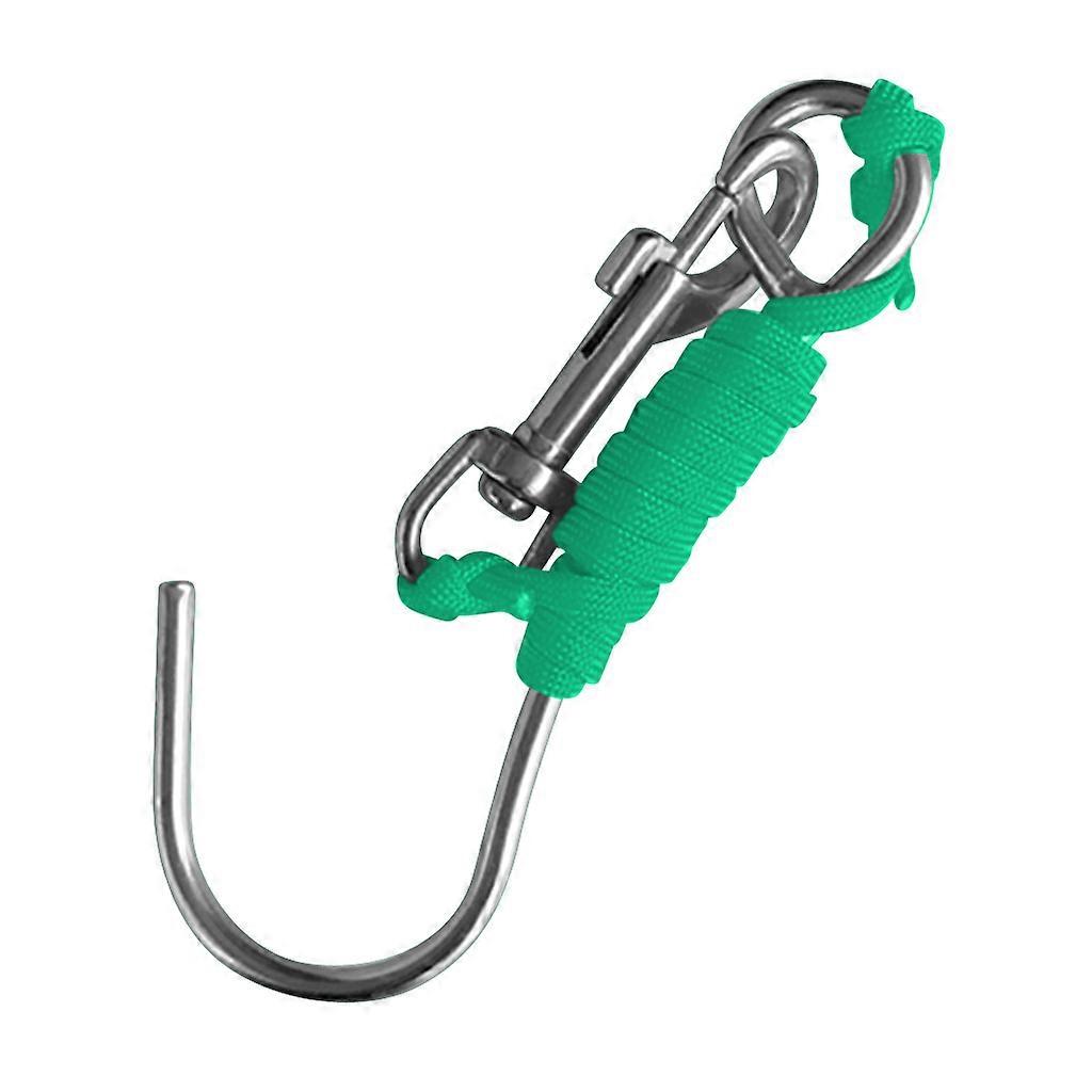 Scuba Diving Reef Drift Hook Stainless Steel Single Hook With Line And ...