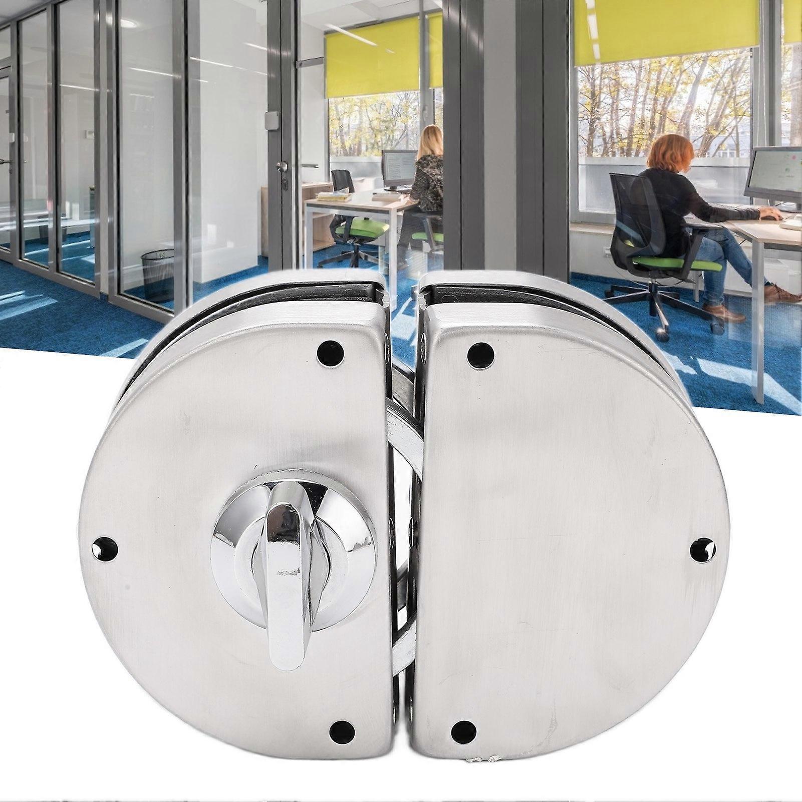 Glass Door Lock High Security Simple Installation High Friction Rugged ...