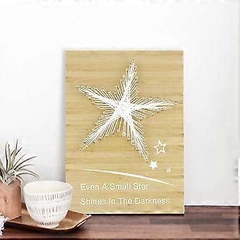 Star DIY Nail String Art Kit 3D Drawing Nails Winding Lines Painting ...