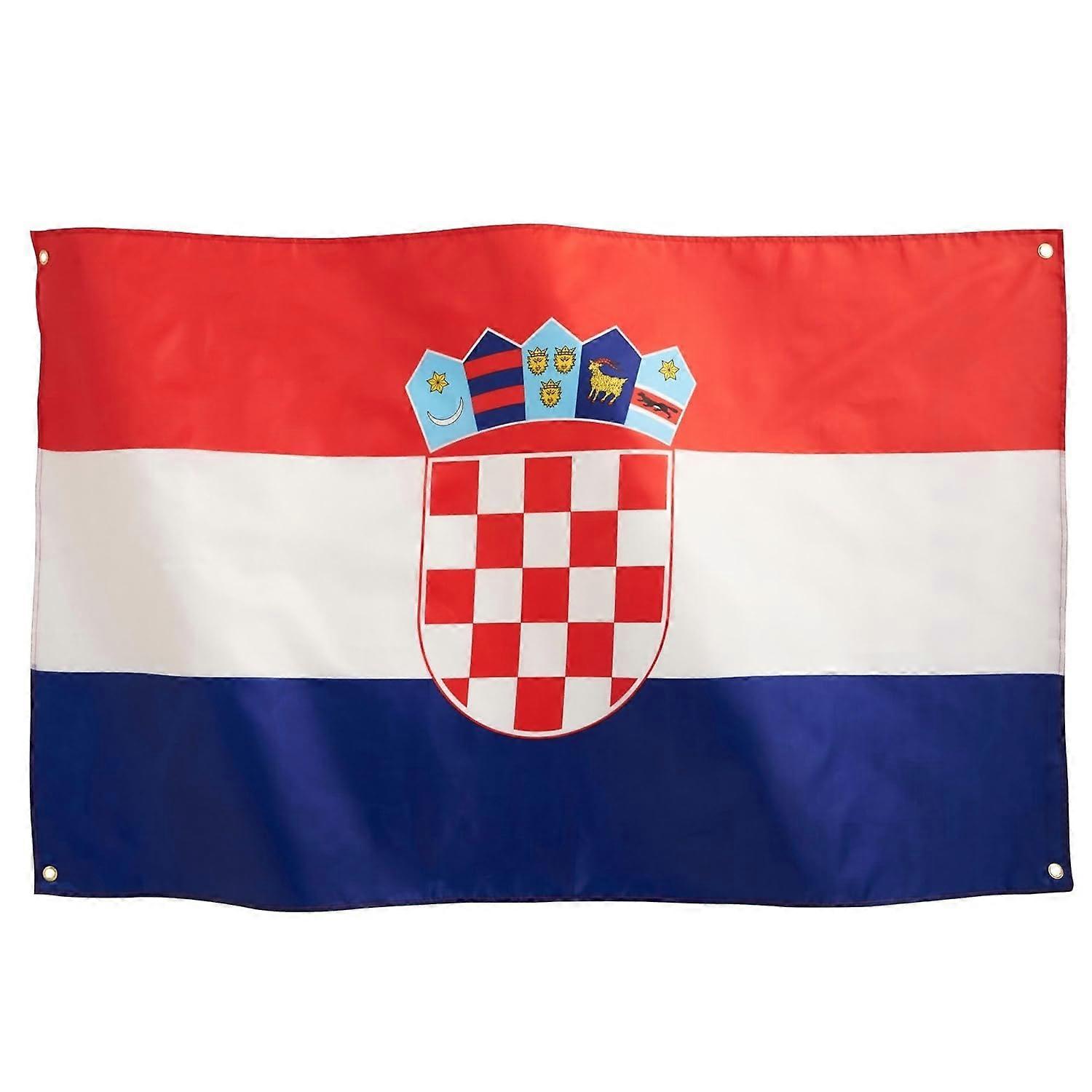 Croatia National Flag Zastava HrvatskeBrass Eyelet in Every Corner ...