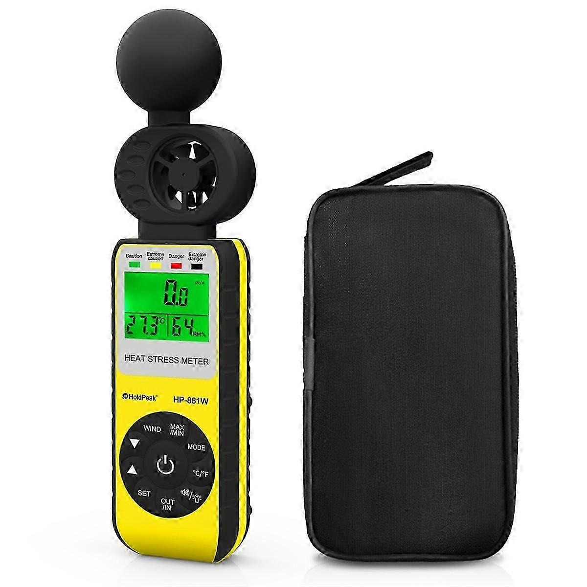 Digital Anemometer -881w(wbgt) Measuring Wind Speed Temperature Single ...