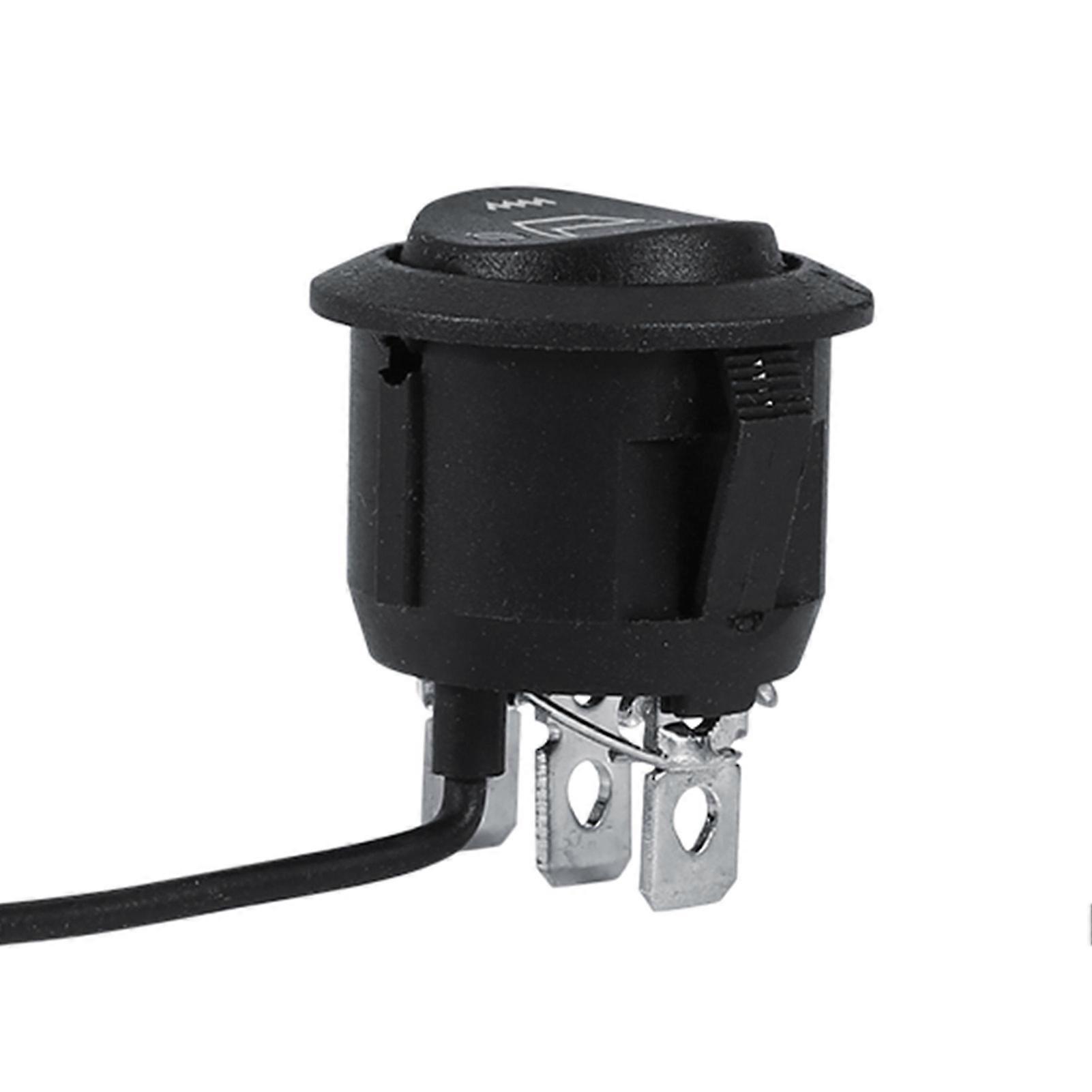 2x Car Seat Heater Switch Universal 3 Pin Round Heated Rocker Hi Low ...