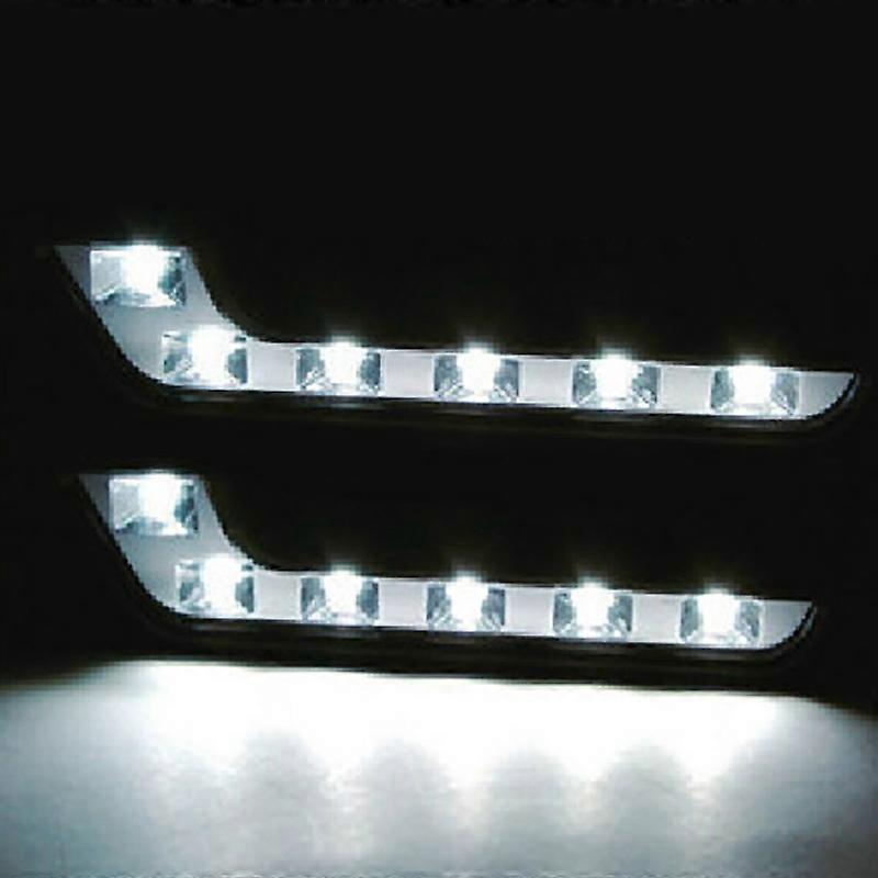 2X 12V Super Bright DRL LED Daytime Running Lights for Auto Waterproof ...