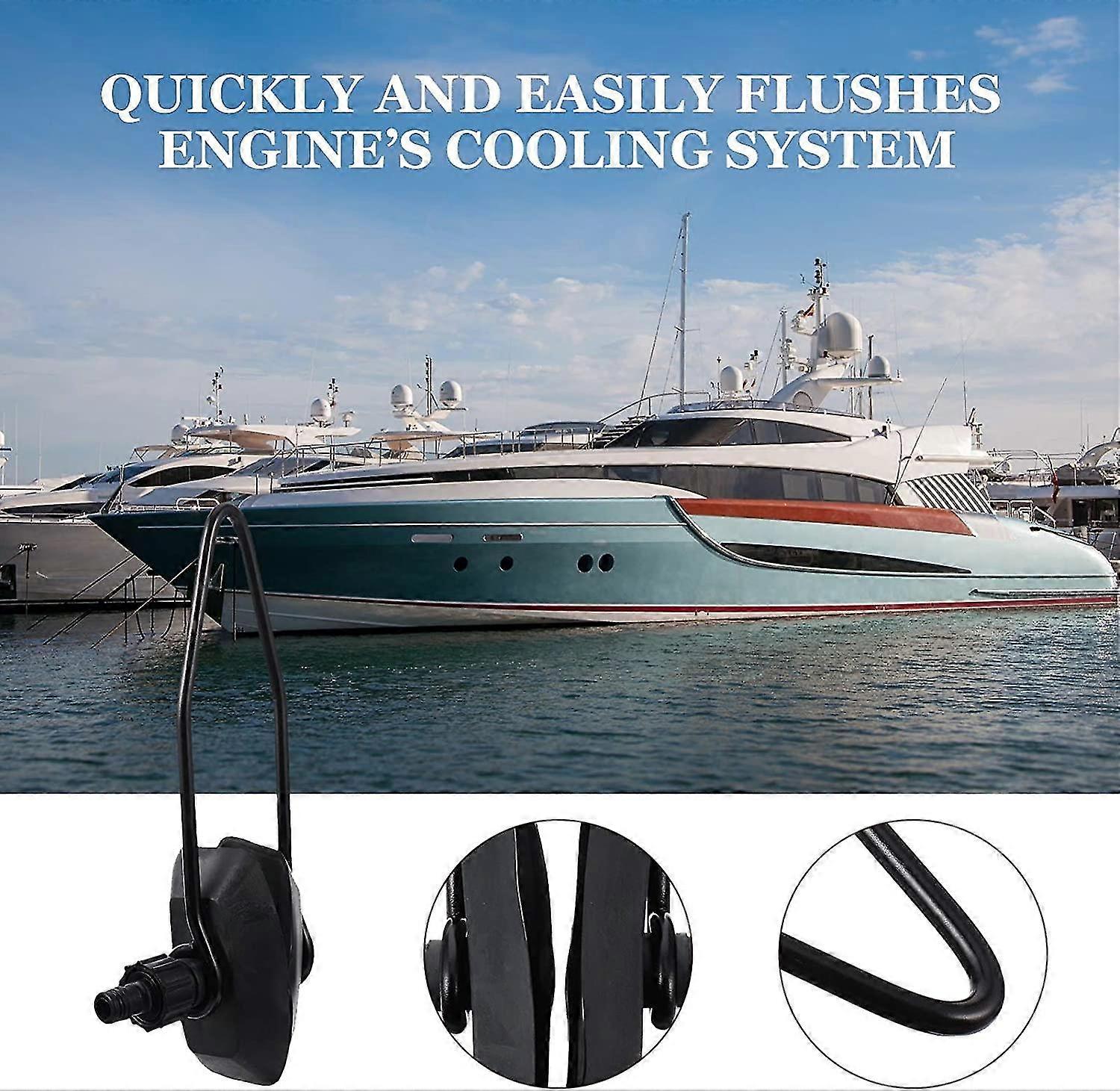 Universal Boat Round Motor Flusher Outboard Motor Water Flusher Ear ...