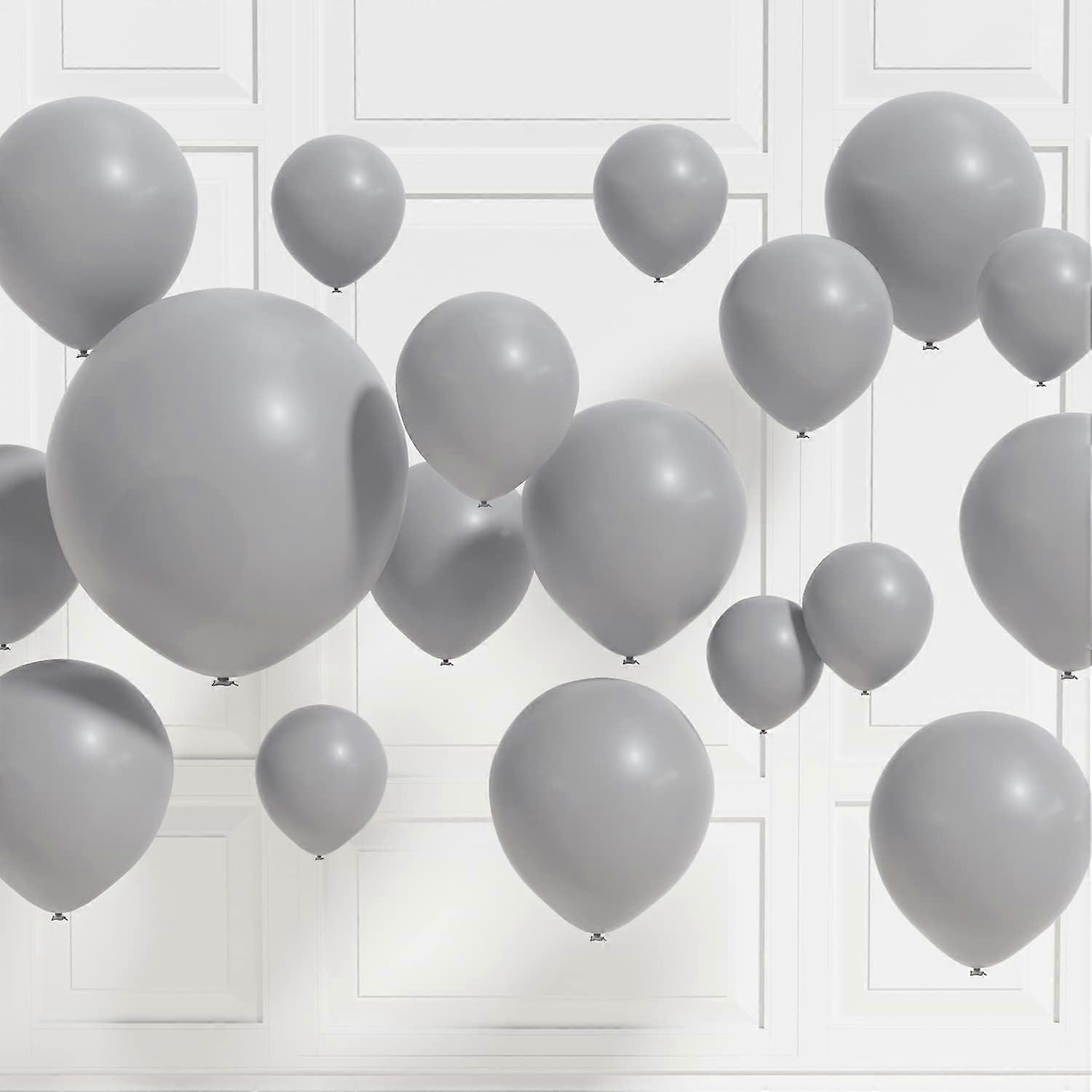 Pastel Gray Balloons 84 pcs Gray Balloons Garland Arch Kit 5 inch +12 ...