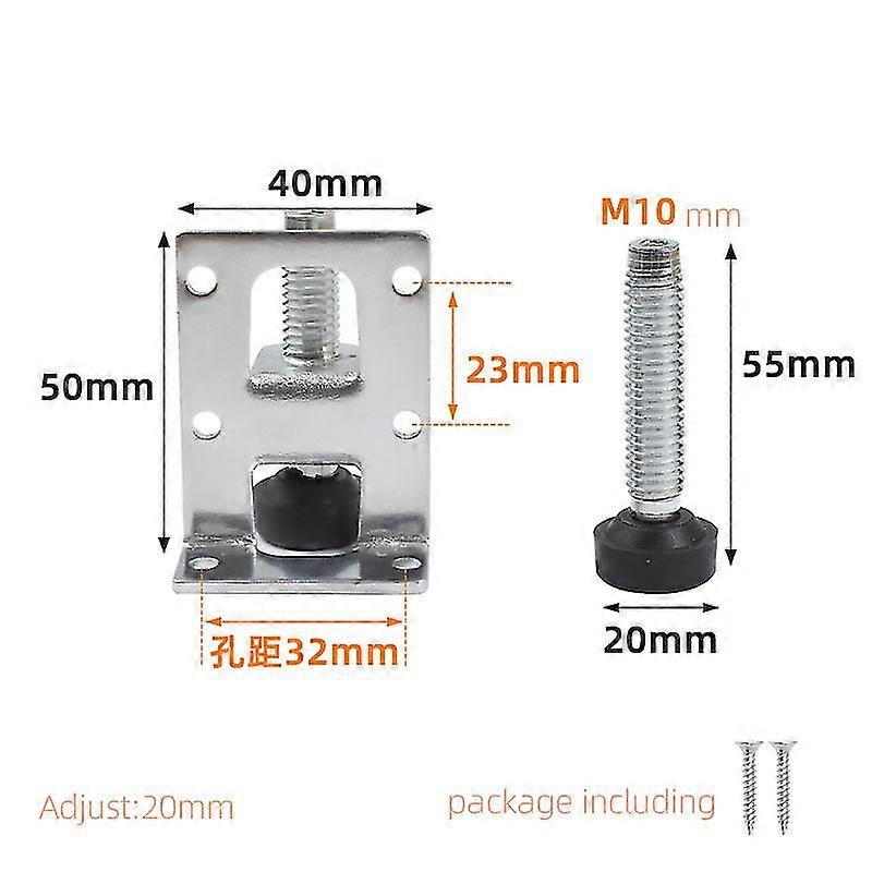 4pcs Adjustable Wardrobe Feet Leveling Feet Level Foot Legs For ...
