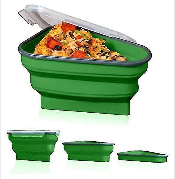 Reusable Pizza Storage Container Collapsible Silicone Home Lunch Food ...