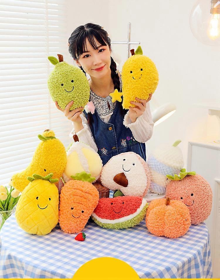 8 Inches Cute Fruits Vegetables Plush Toy Soft Stuffed Plushie Doll ...