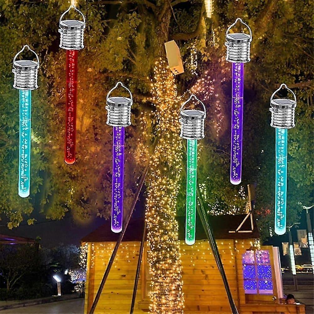 Solar Hanging Light Outdoor LED Lantern for Patio Garden Colorful ...
