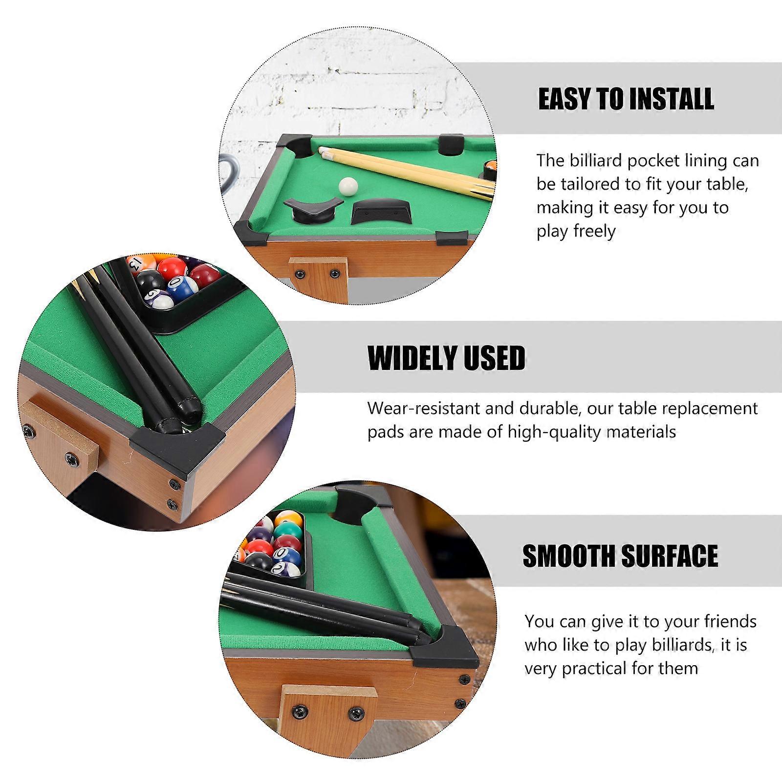 2 Sets Tiny Pool Table Kids Pool Table Furniture Corner Protector Pool ...