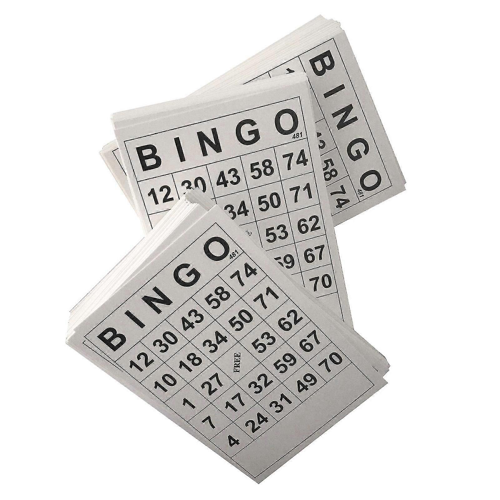Classic Bingo Cards 0-75 Fun Family Card Game Bingo Tickets Games For ...