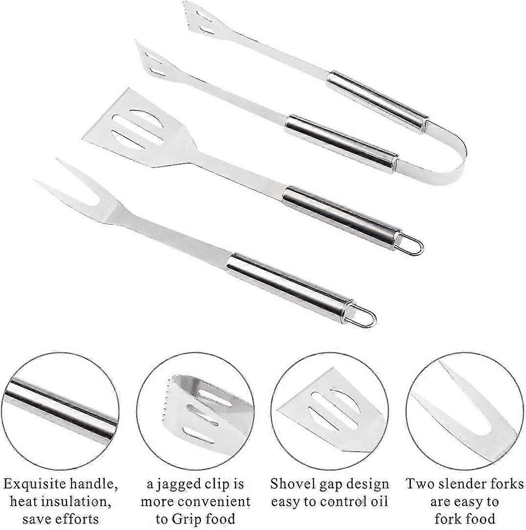 Bbq Tool Set, 16 Pieces Barbecue Utensils For Grilling, Stainless Steel ...