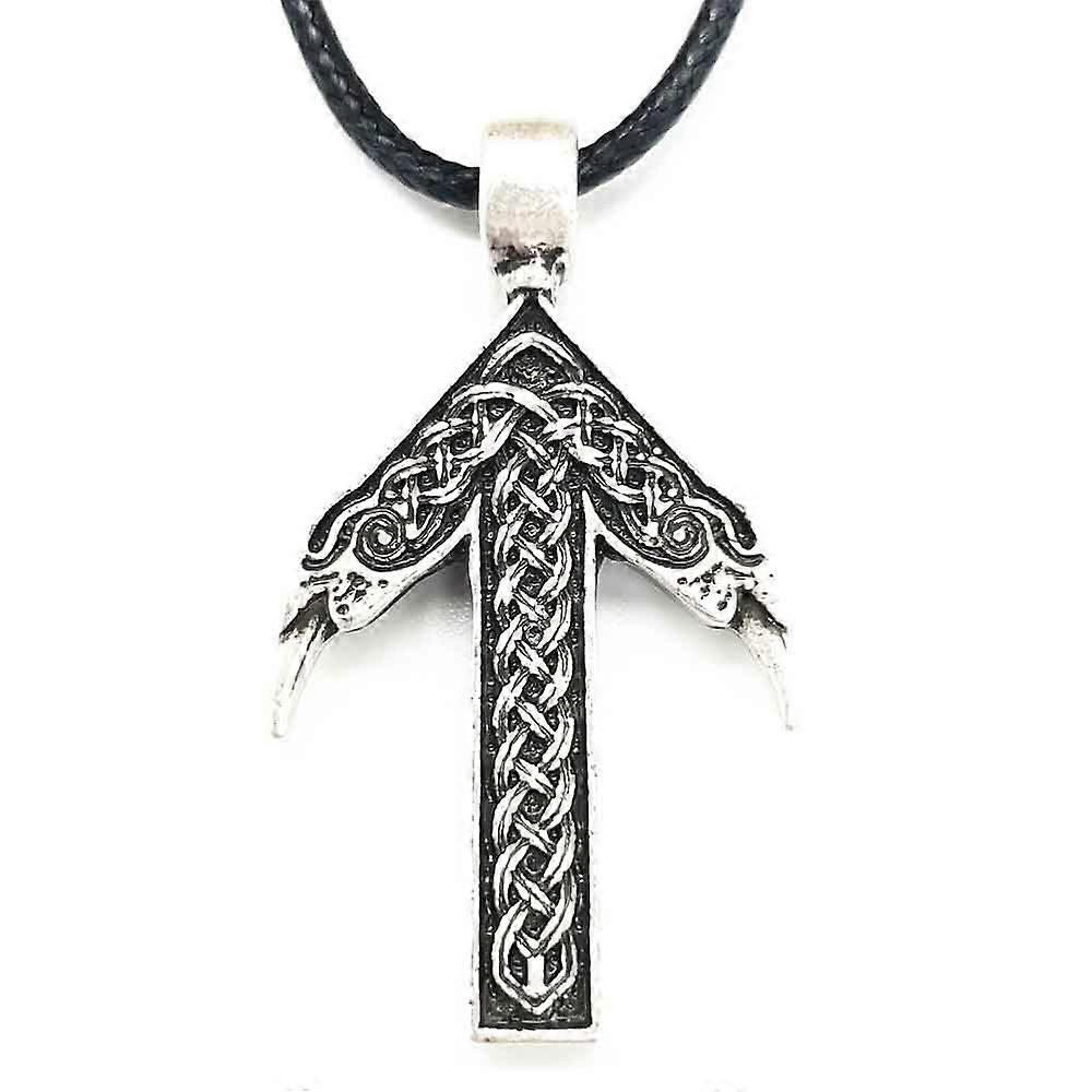 Nostalgia Warrior Rune Teiwaz Odin Raven Symbol Viking Runes Jewelry ...