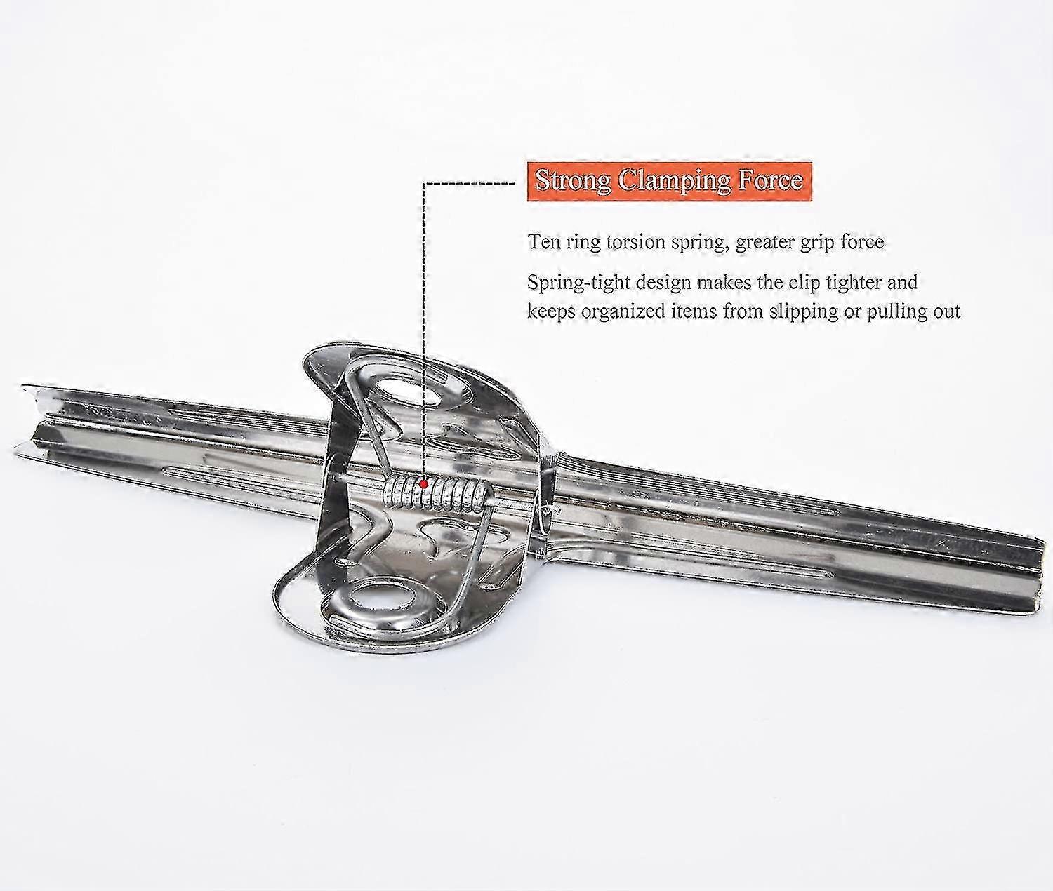 Xxl Clips Extra Large, 2 Pack 1 Foot Long Stainless Steel Jumbo Giant ...