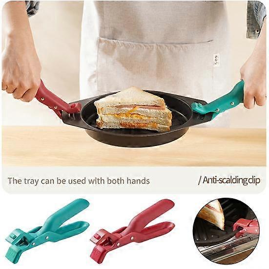 2Pcs Silicone Anti-scalding Clip Hot Bowl Dish Plate Gripper ...