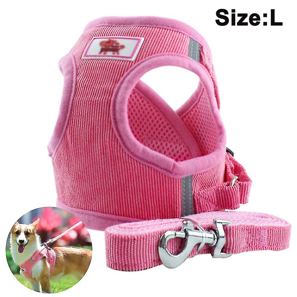 Bran Dog Harness With Leash For Dogs, Soft Mesh Breast Dishes For ...