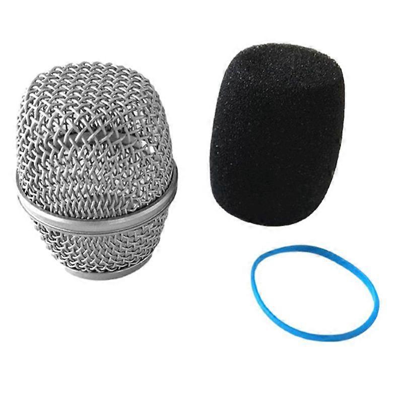 Microphone Replacement Head Steel Mesh Handheld Microphone Grill Mesh ...