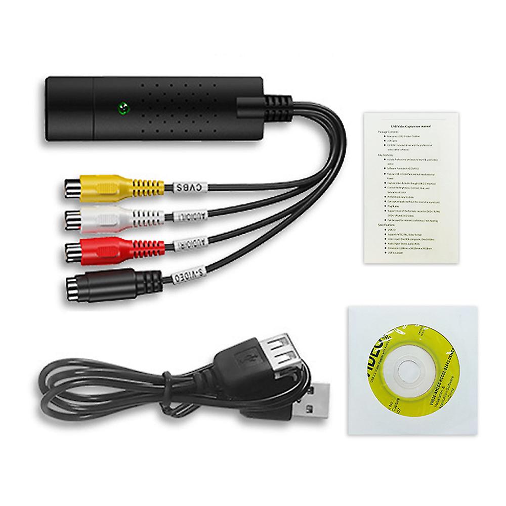 Vhs To Digital Converter Usb 2.0 Video Converter Audio Capture Card Vhs ...