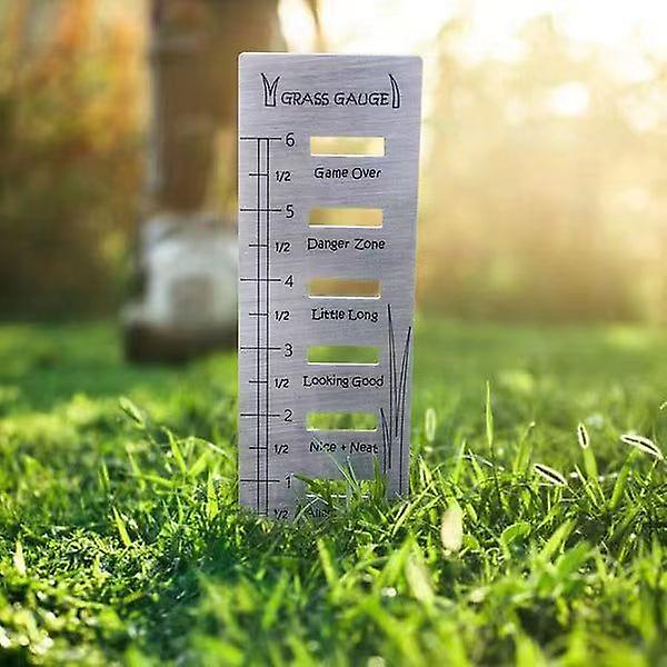 Grass Gauge，Stainless Steel Great Outdoor Grass Ruler Prune Plant ...
