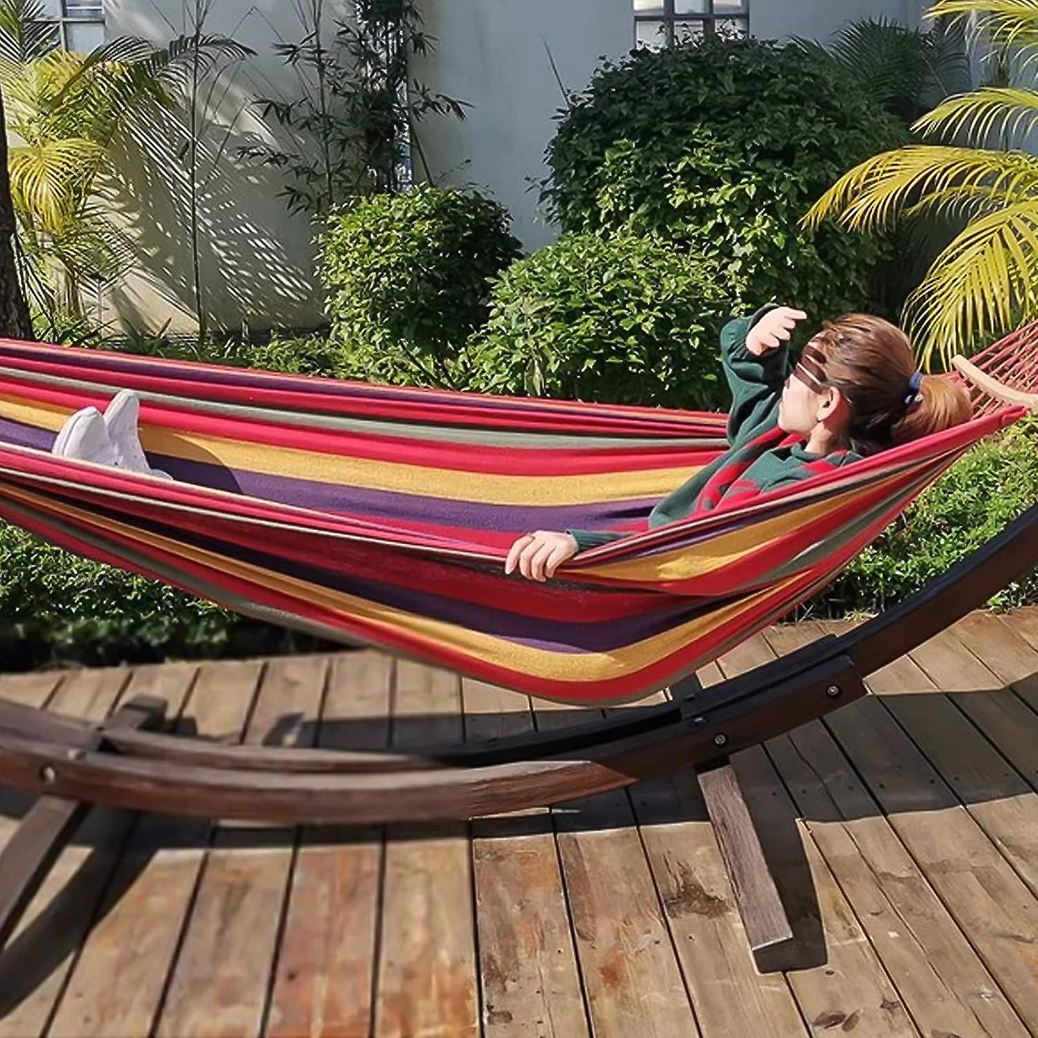 Outdoor Garden Camping Hammock, Portable Hammock For Patio Patio Garden ...