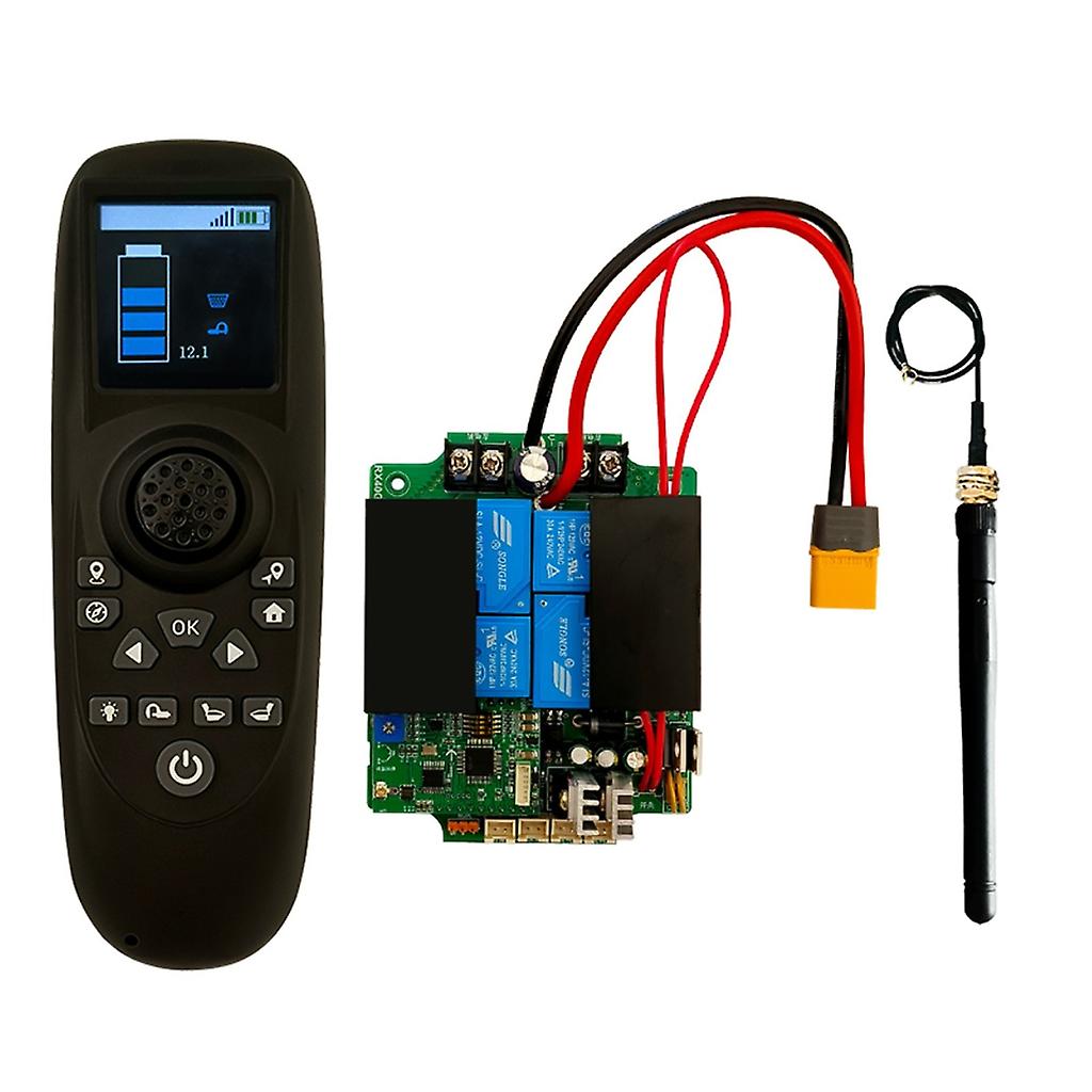 Wireless One hand Transmitter 12V 24V 40A Receiver for Remote ...