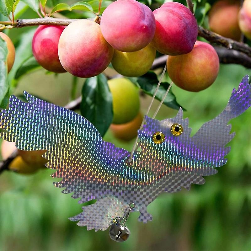 2pcs Bird Scare Repellent Device - Reflective Hanging Owl - Woodpecker ...