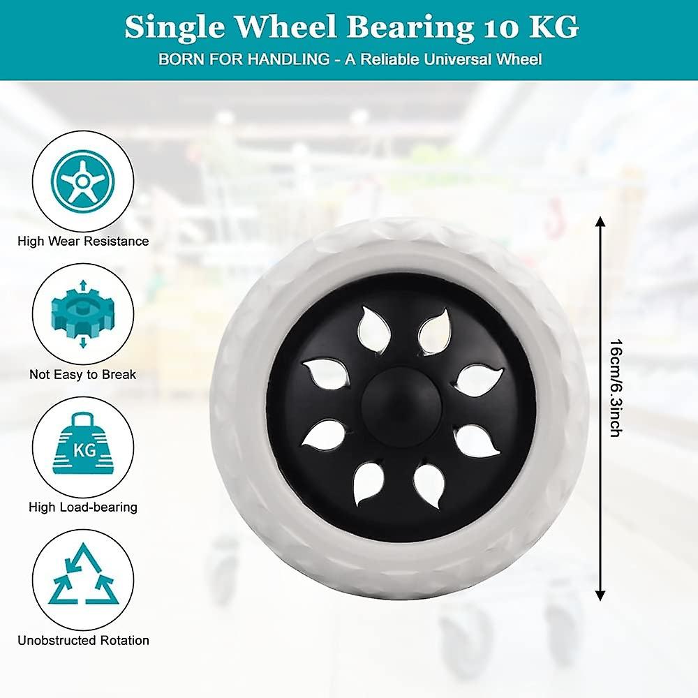 2 pieces spare wheel wheel replacement wheels replacement wheels 16 cm ...