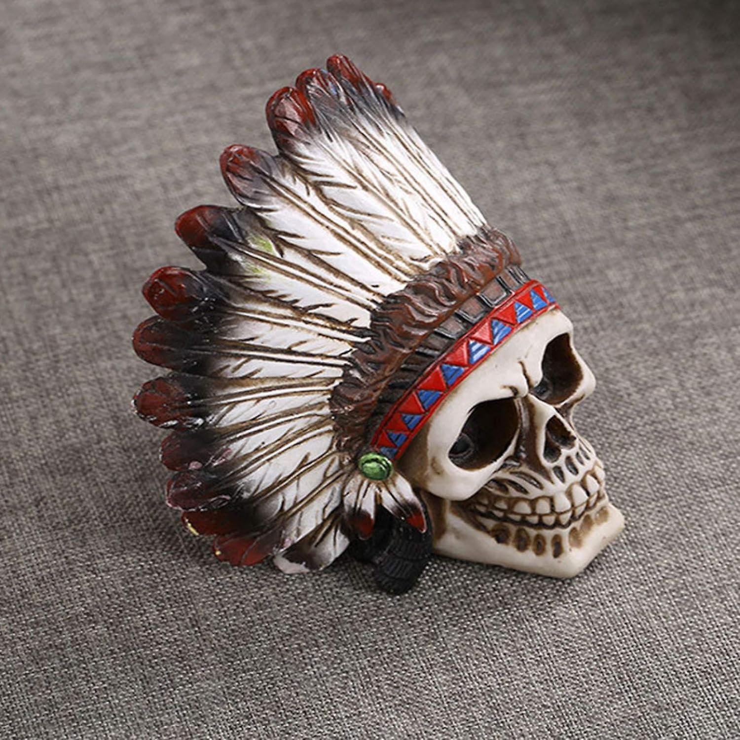 Fast shopping Resin Art Carving Human Skull Statue Creative Skeleton ...