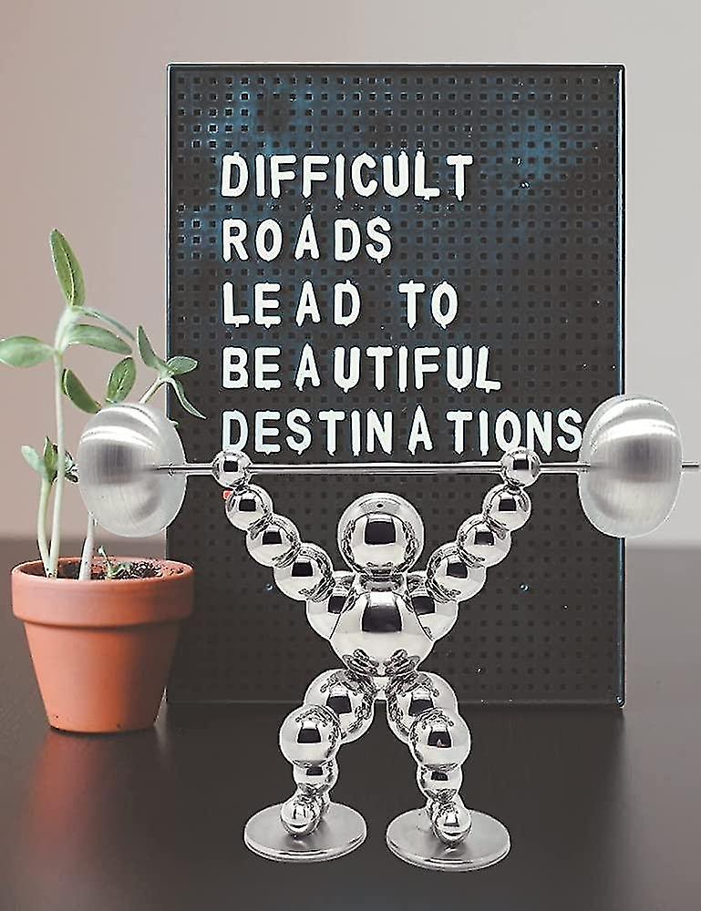 Home Office Gym Decor, Modern Motivational Art Ornament, Stand ...