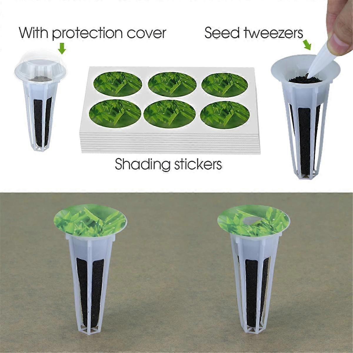 Hydroponics Planter Substrate Kit Garden Soilless Nursery System Seed ...