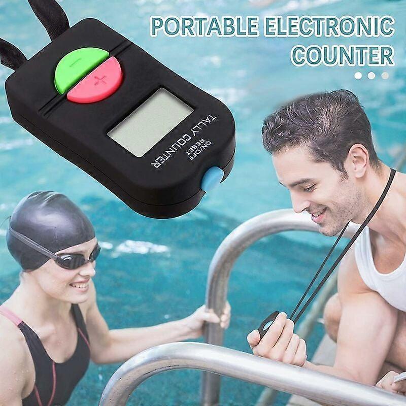 Digital Hand Tally Counter Electronic Manual Clicker Add Subtract Model ...
