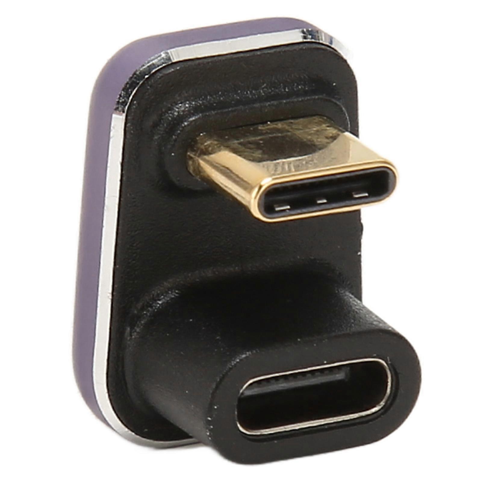 Type C Female to Male Adapter 40Gbps 240W U Shaped 8K Supported 180 ...