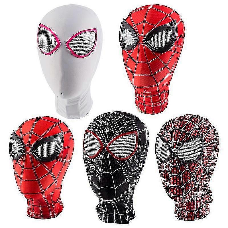 Spiderman Masks Skin Tight Spider Spandex Masque With Glasses Cosplay ...