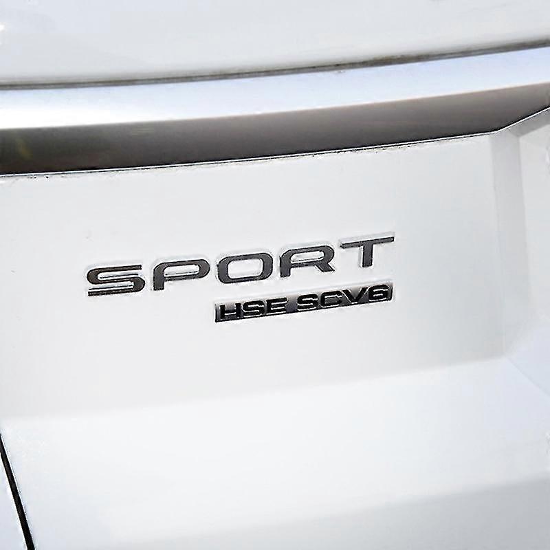 3d Metal Car Logo Supercharged Autobiography Badge Hse Scv6 Sdv6 Sdv8 ...