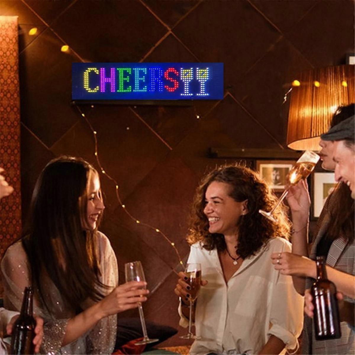 LED Matrix Panel Programmable Flexible Screen IP65 Display Animation ...