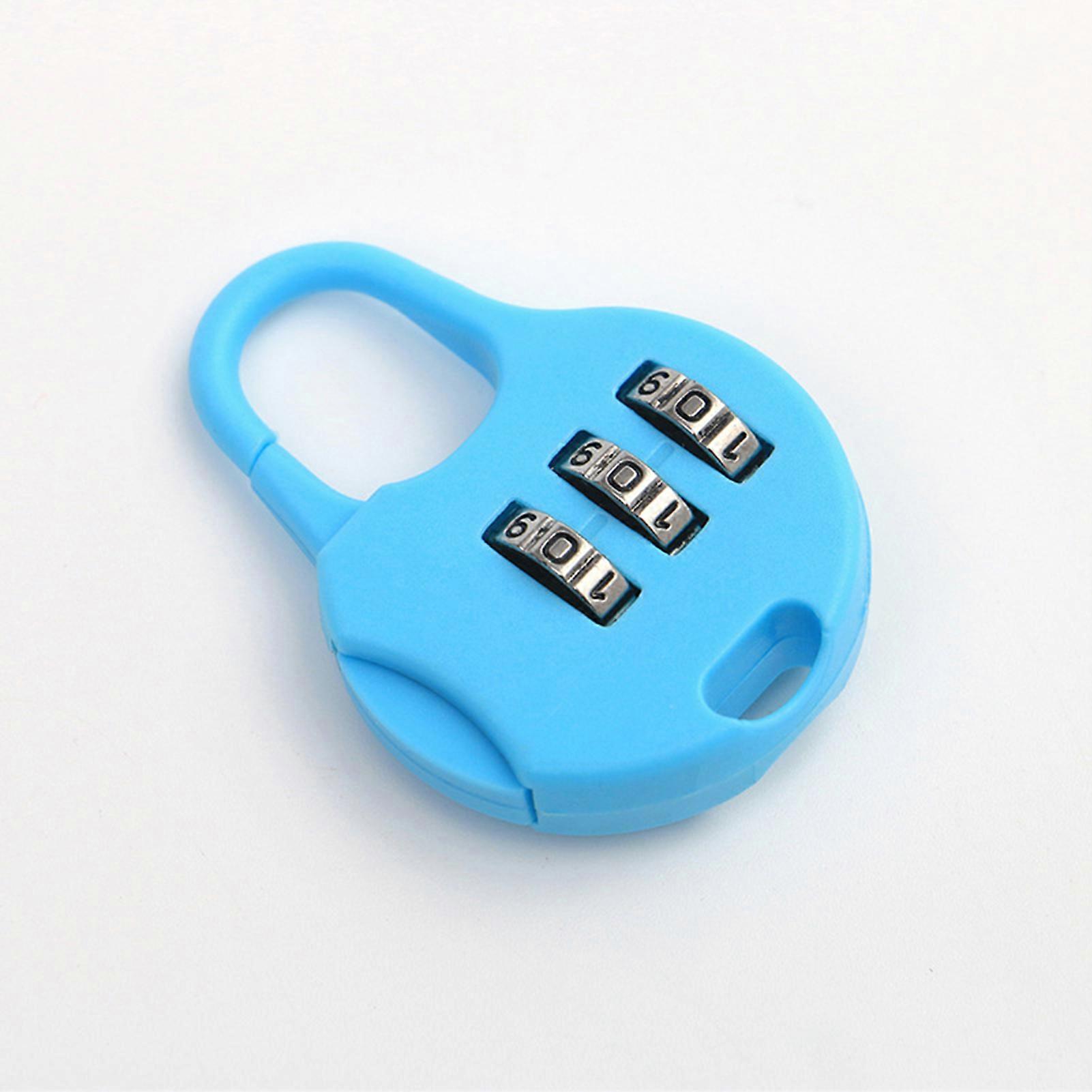 3-Digit Travel Combination Lock Samll Resettable Code Lock for Suitcase ...