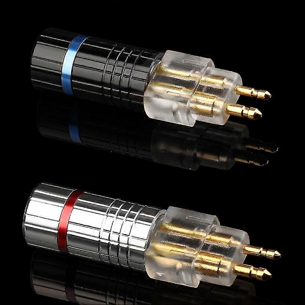 2Pcs Earphone Cable Pin Plug Connector for Sennheiser HD650 HD600 HD580 ...