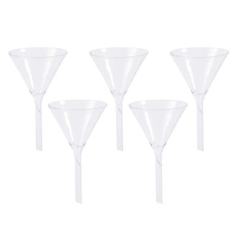 5pcs Glassware Labware Analytical Chemistry Feeding Funnel Liquid Or ...