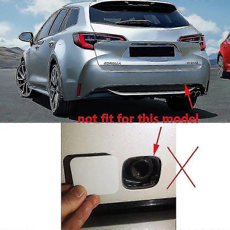 For Toyota Corolla 2019 2020 2021 Car Rear Bumper Tow Hook Cover Lid Towing Trailer Hauling Eye ...