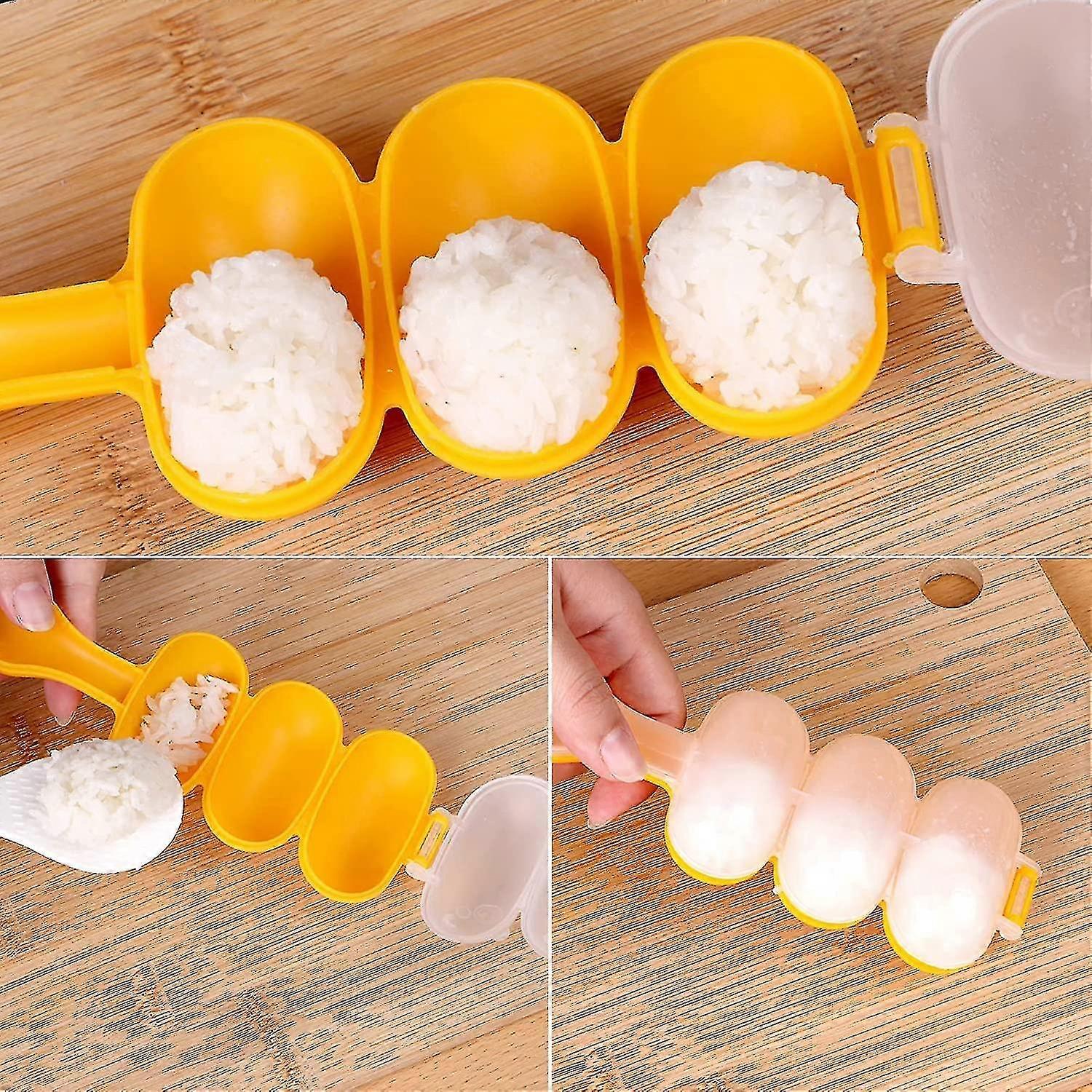 Rice Ball Shaker,rice Ball Molds, Diy Ball Shaped Kitchen Tools Shakers ...