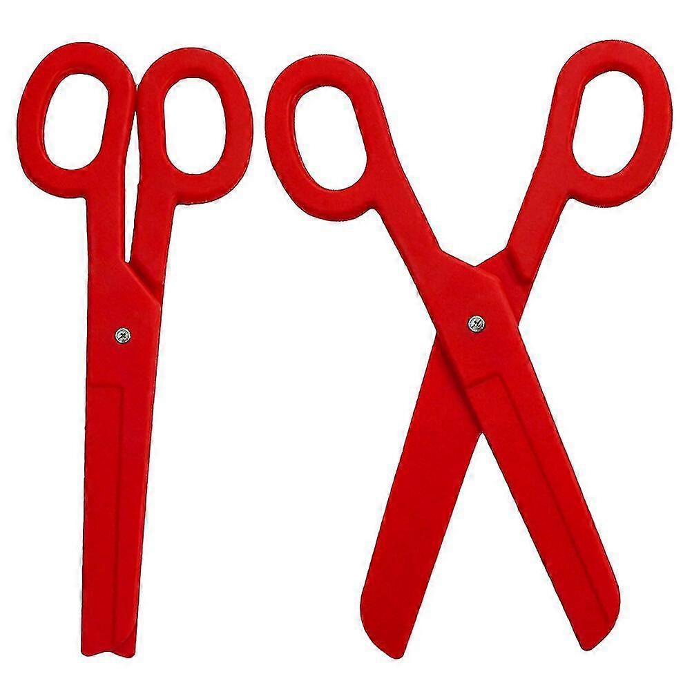 2pcs Giant Scissors Prop Fake Scissors Props Halloween Plastic Big ...