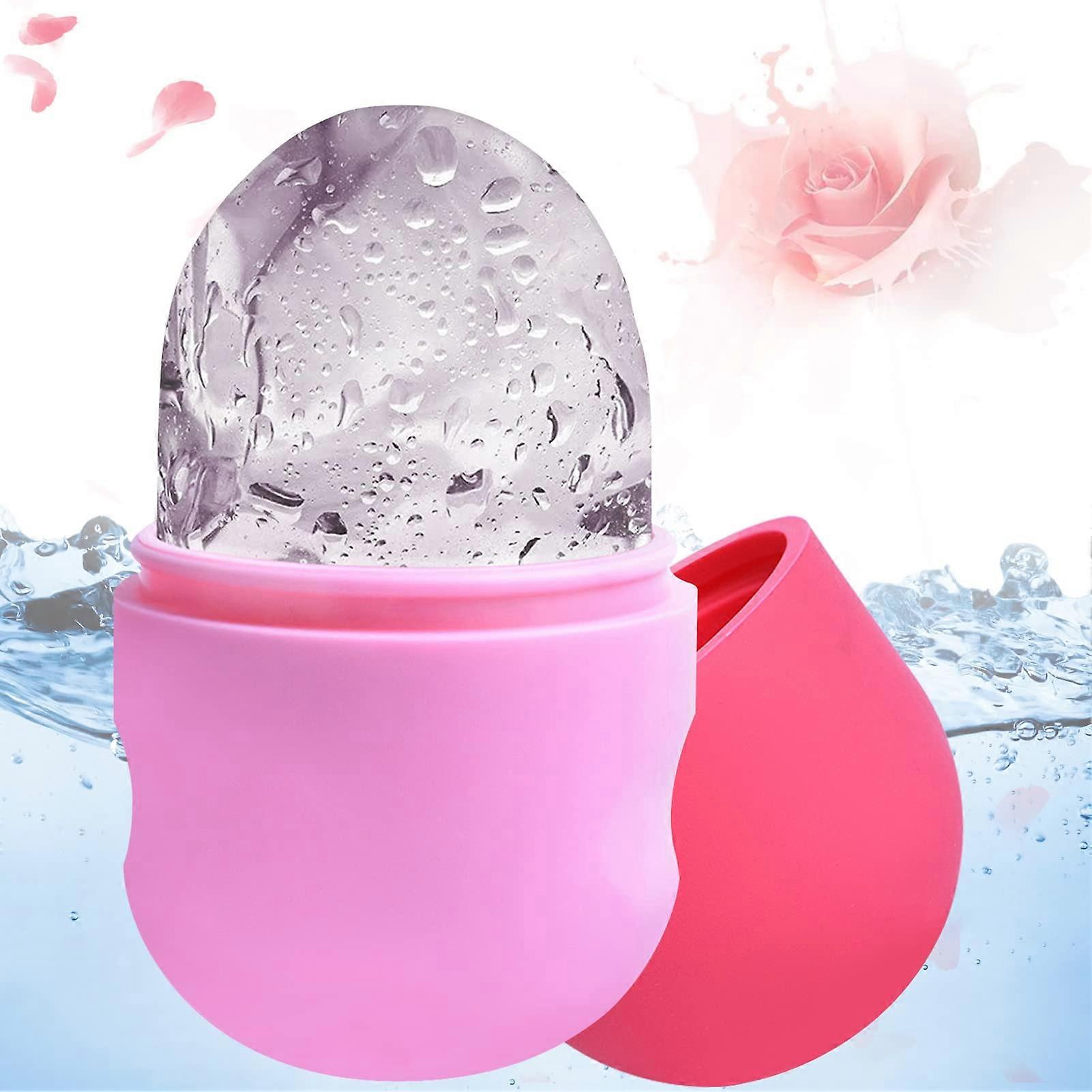 Ice Roller Face, Ice Roller Face Silicone Reusable Contour Beauty Cube for Facial Massage ...