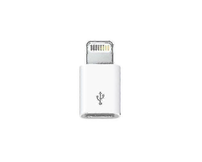 Micro-usb To Apple Lightning Adapter-white | Fruugo UK