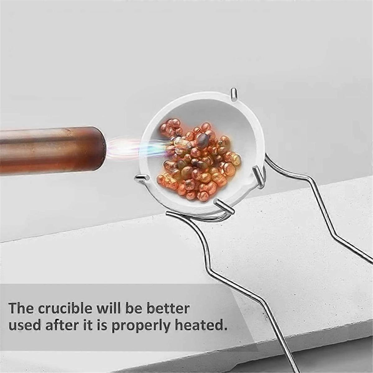 6Pcs Crucible Kit, CeramicQuartz Crucible Dish Cup, Crucibles for ...